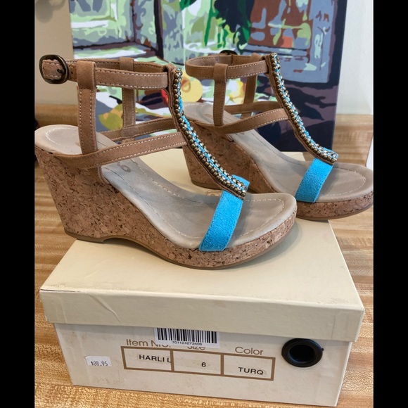 Skemo | Shoes | Sexy Skemo Rhinestone Embellished Wedge Sandals | Poshmark